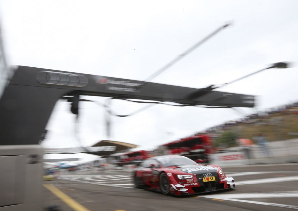 Audi driver Miguel Molina in grid position five